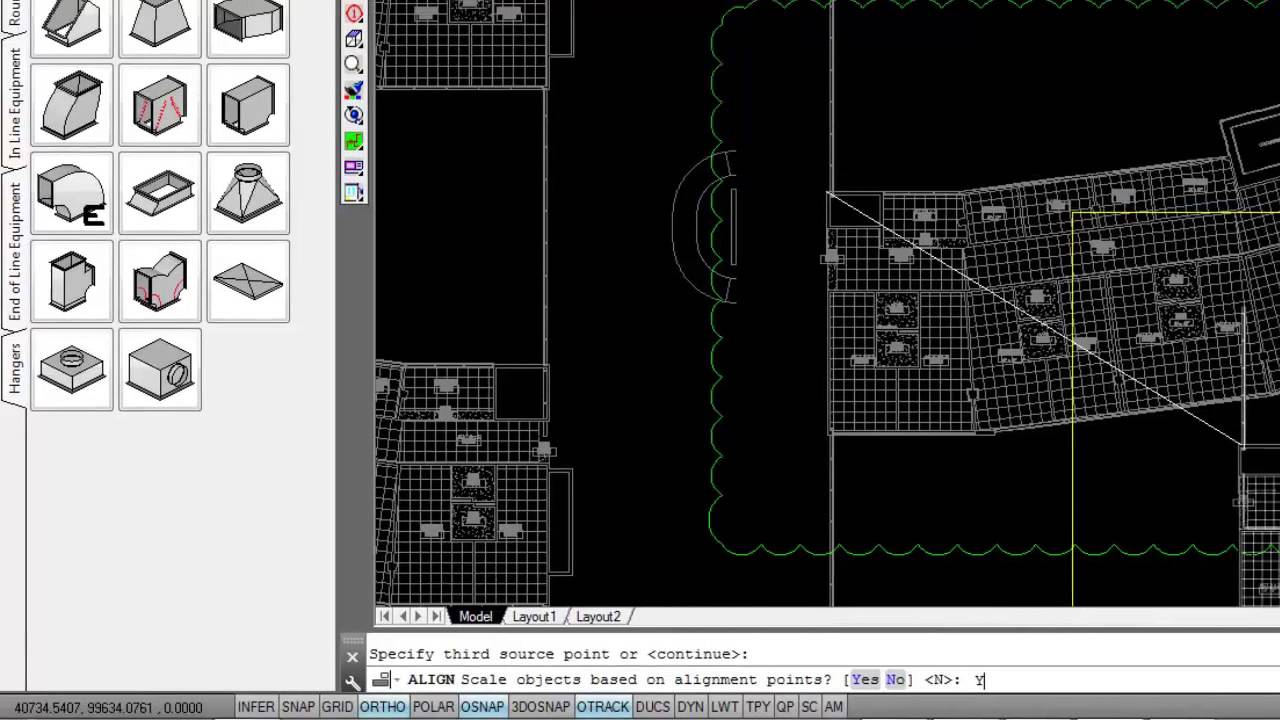 Autodesk Fabrication CADmep - Creating a 3D Model from a 2D Underlay ...