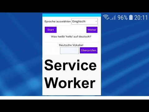 Progressive Web Apps | PWAs - Service Worker erstellen und installieren Jahr 2023
