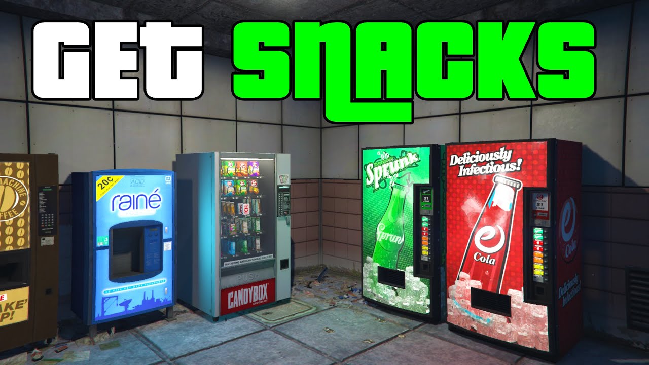How to Get Snacks in GTA Online - YouTube
