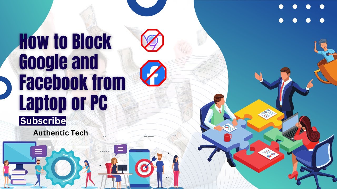 How to Block Google and Facebook from Laptop or PC - YouTube