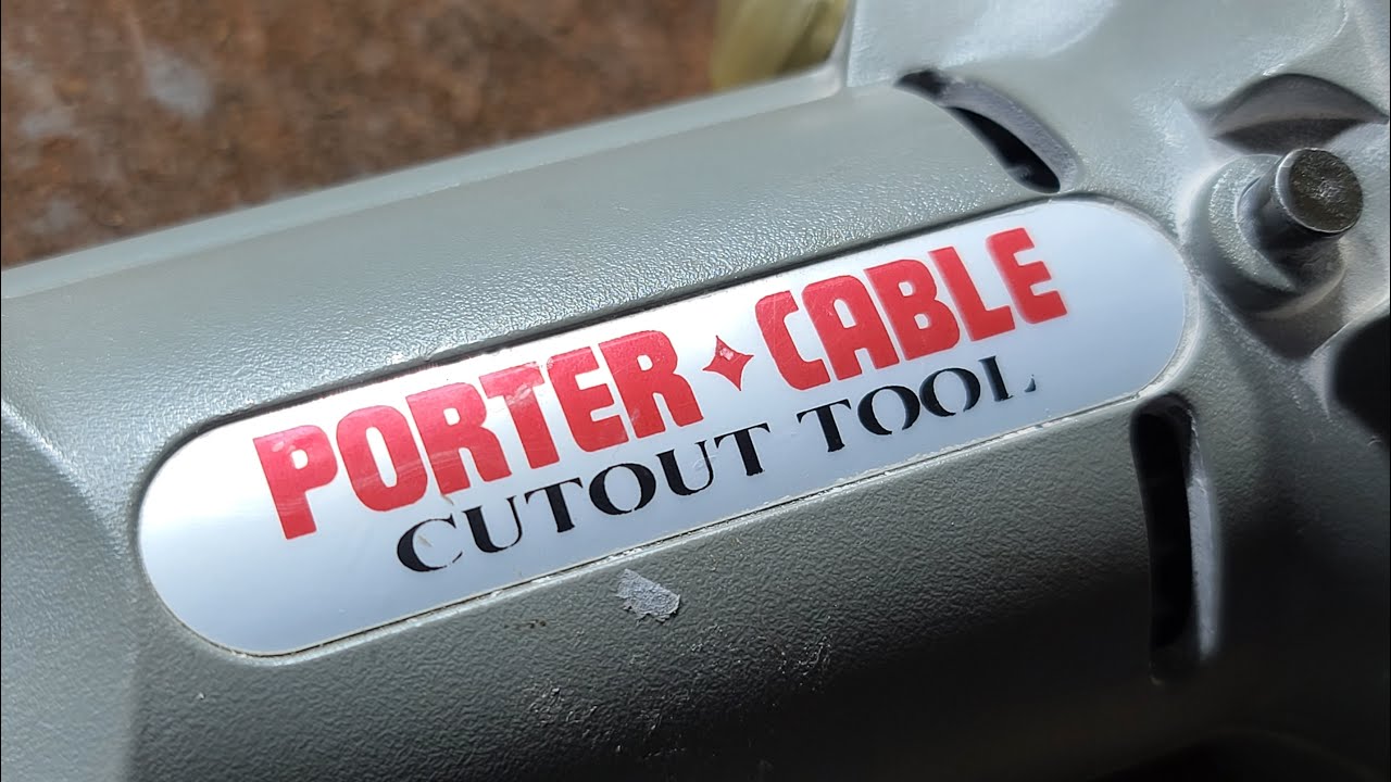 Porter-Cable USA Drywall Cutout Tool Review - YouTube