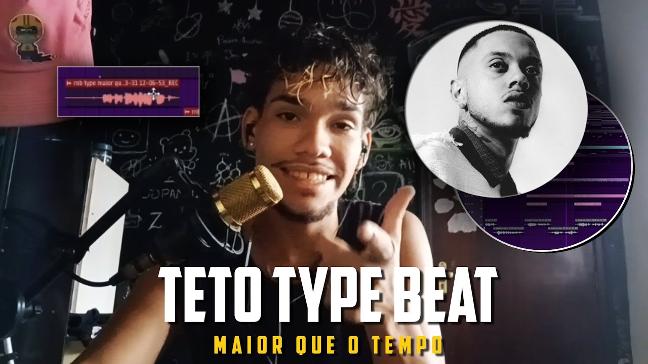 fazendo um som estilo MAIOR QUE O TEMPO do TETO (RnB Type Giveon) - YouTube
