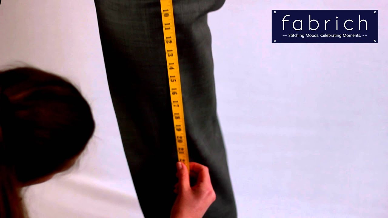 Trousers Length Measurement - YouTube