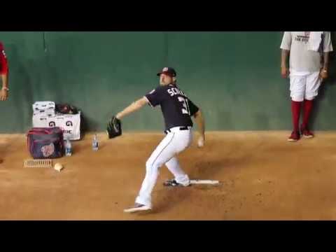 Max Scherzer pitching in bullpen @Nationals park Let's go nats!! Part2 ...