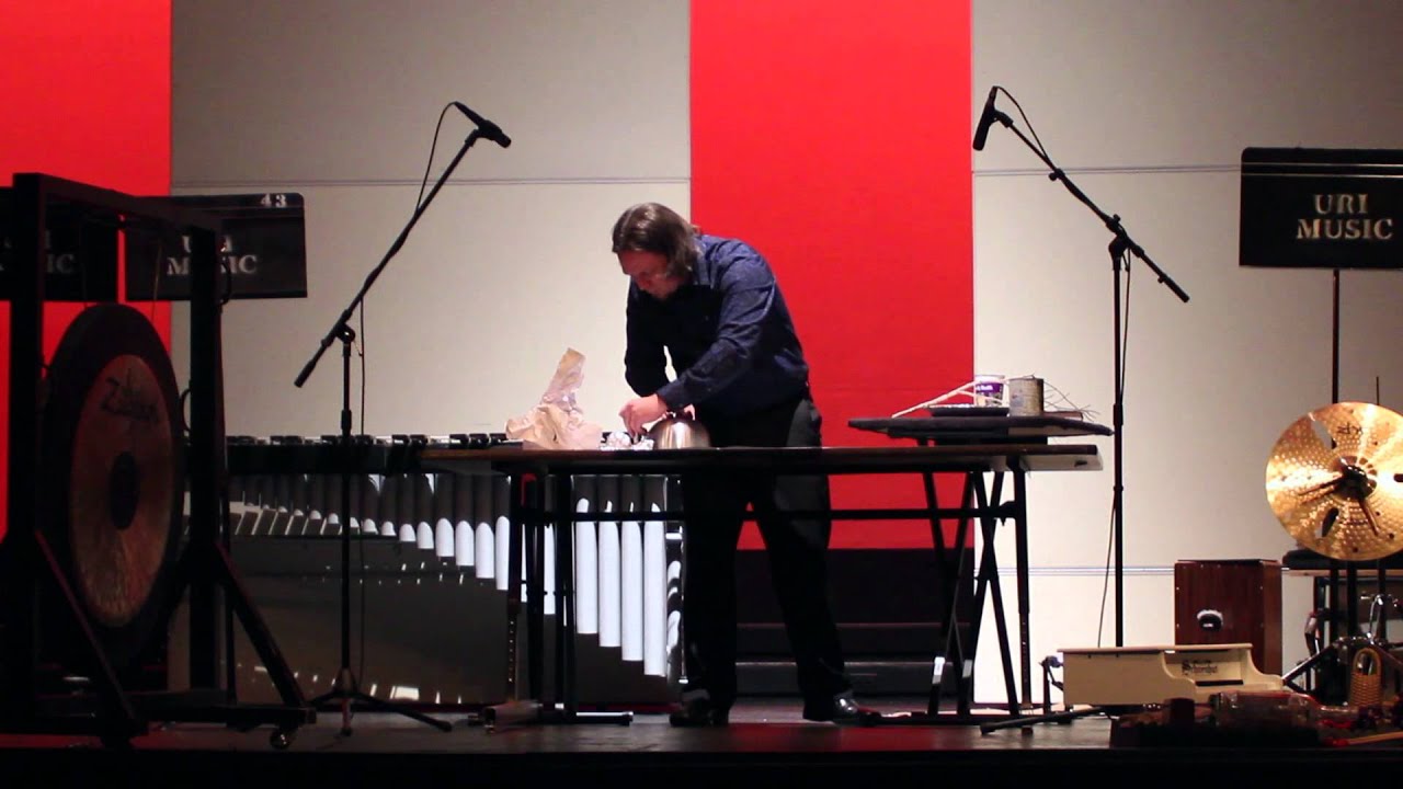 Kyle Forsthoff- Composition Machine #1 (2014) by Mark Applebaum - YouTube