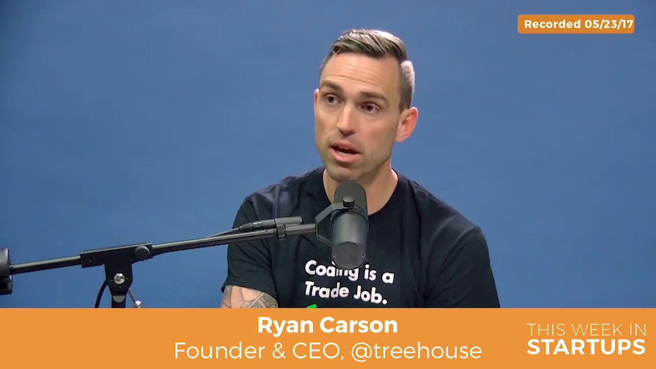 Ryan Carson of Treehouse: co's can't compete w/FB & Google for talent ...