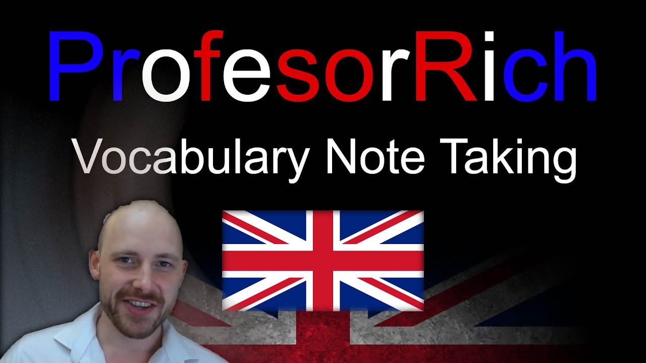 How to make GOOD vocabulary notes to LEARN ENGLISH - YouTube