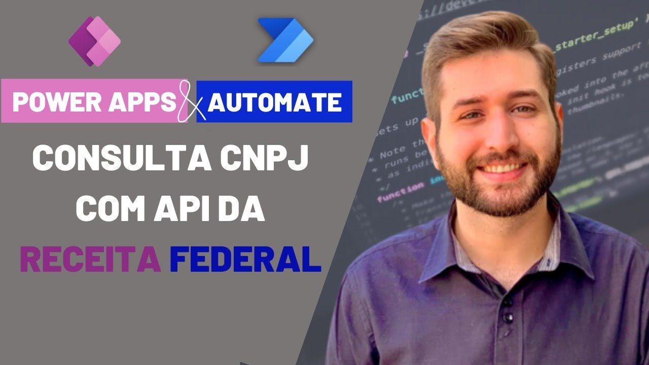 API CONSULTA CNPJ RECEITA FEDERAL - POWER APPS - YouTube