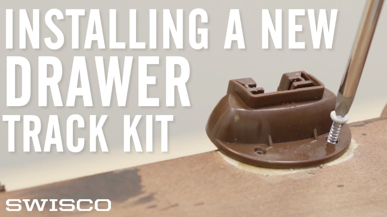 Installing a New Drawer Track Kit - YouTube