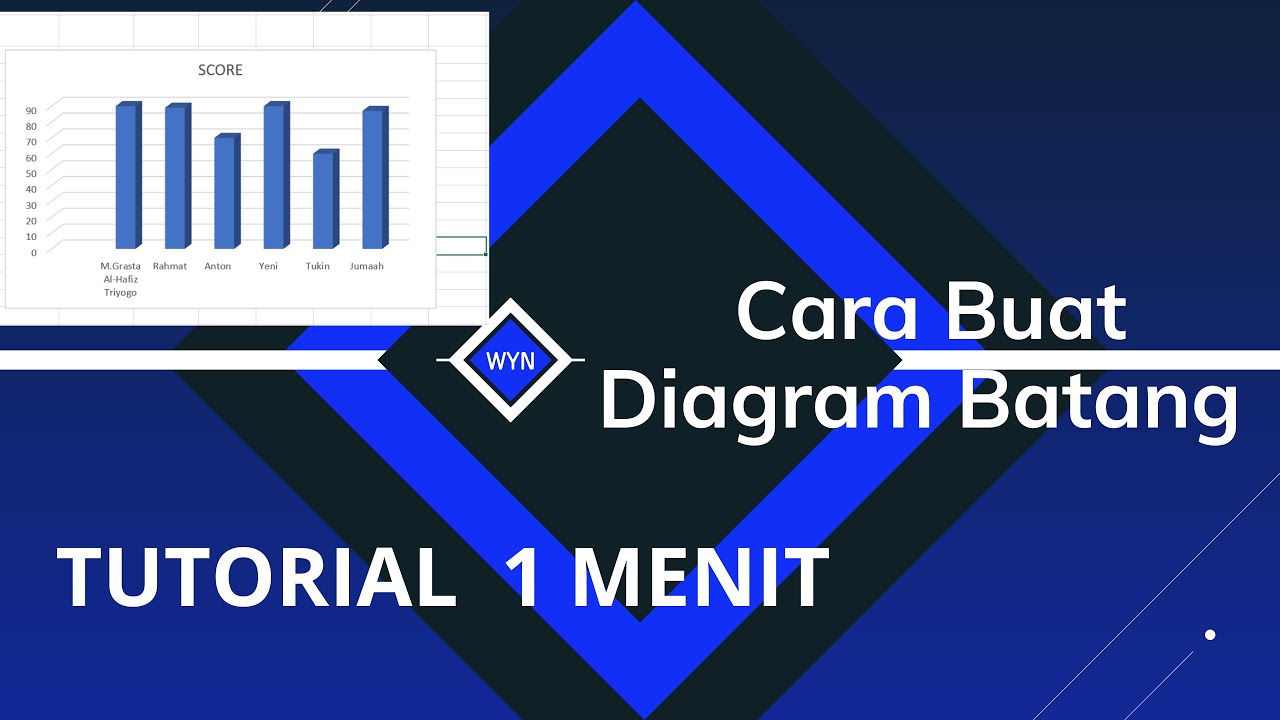 Cara Buat Chart Diagram Batang di Excel - YouTube