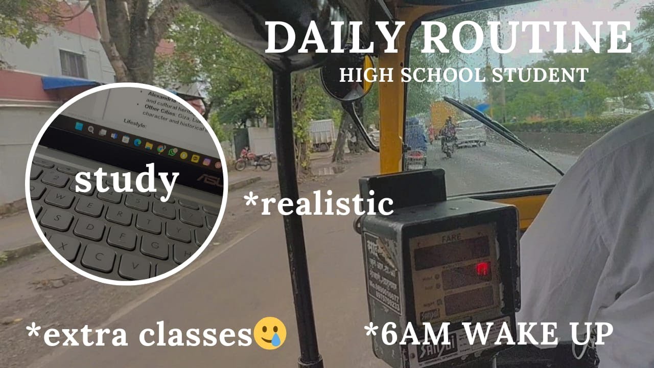 Daily Routine | High School Student | Extra Classes | Skincare | Early ...