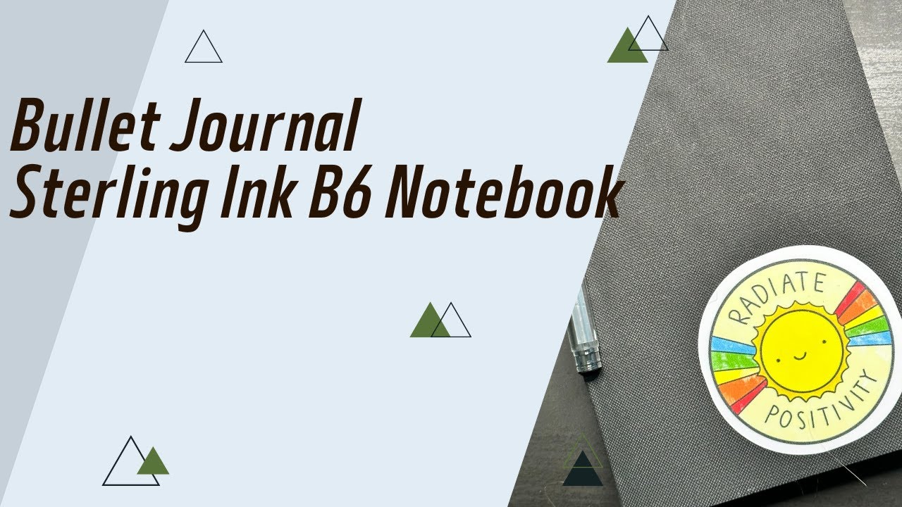 May 2023 Flip Through | Bullet Journal | B6 Sterling Ink Notebook - YouTube