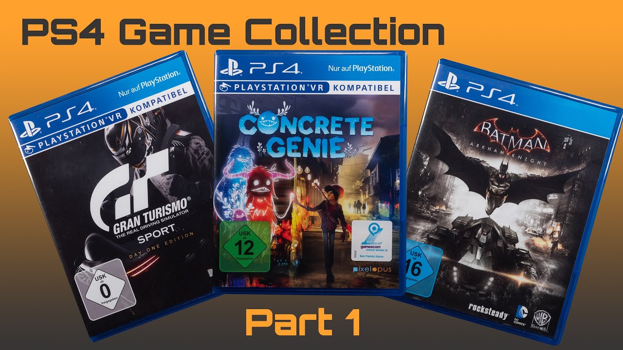 Sony PS4 Collection Part 1 - YouTube