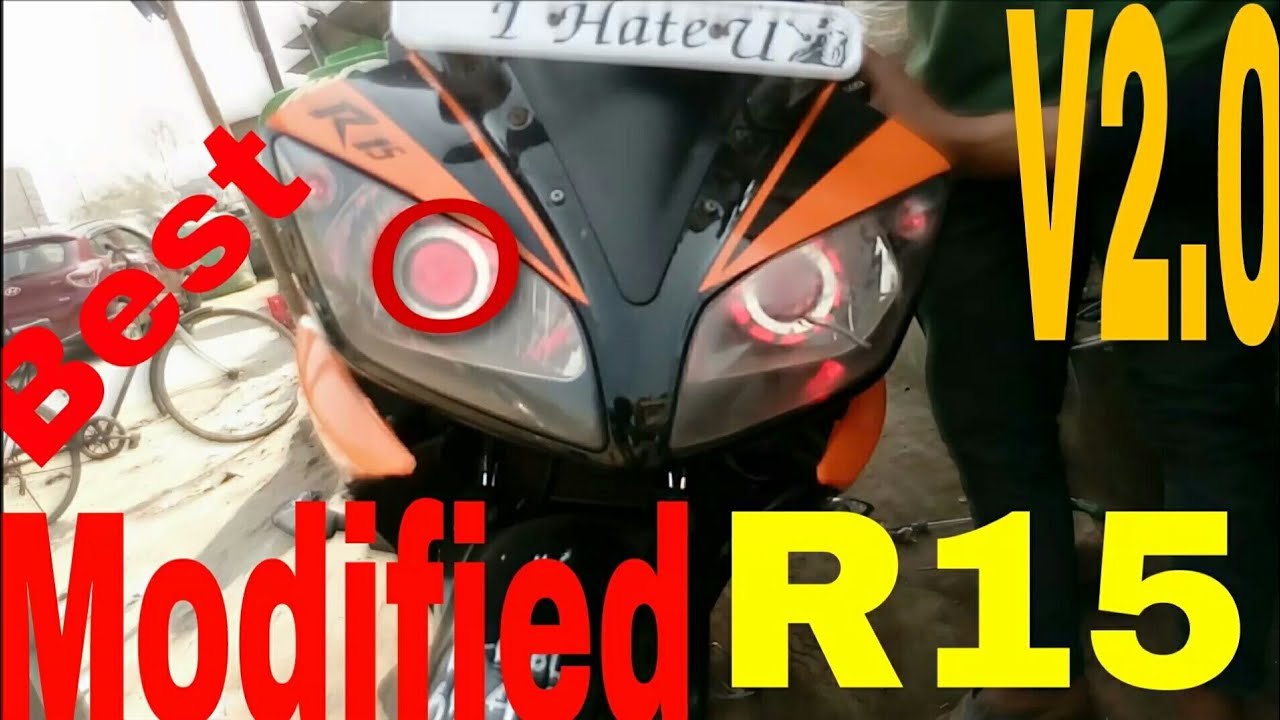 MODIFIED yahama R15 V2.0 || SKR RIDER || - YouTube