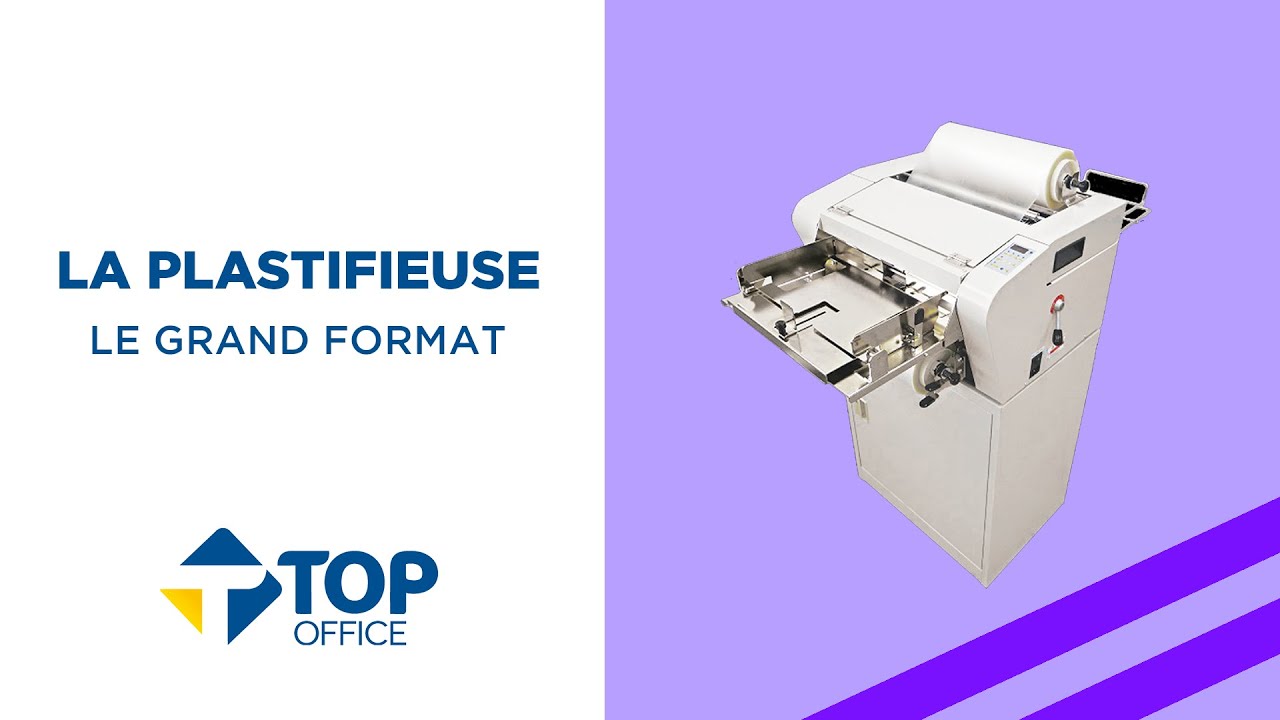 Découvrez la plastification grand format chez Top Office - YouTube