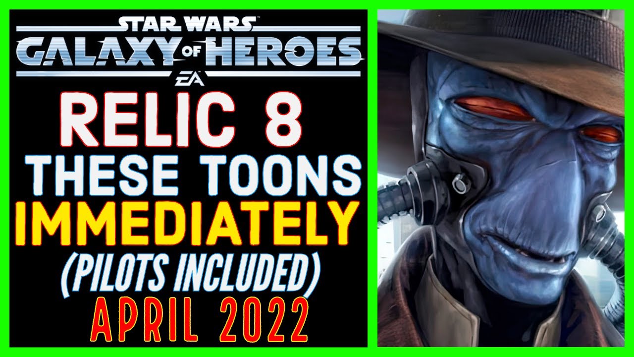 RELIC 8 THESE TOONS (including pilots) IMMEDIATELY (APRIL 2022) - YouTube