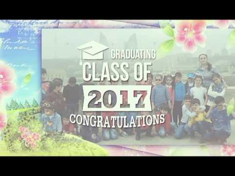 Sumqayit sheher 25 sayli tam orta mekteb 1-c sinifi Arzu muellimenin rehberliyi ile son zeng 2017