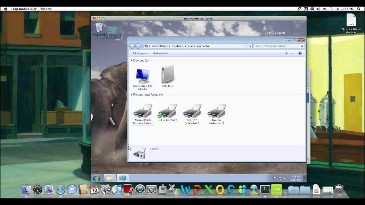 Review of iTap Remote Desktop app for Macs and Mobile Devices - YouTube