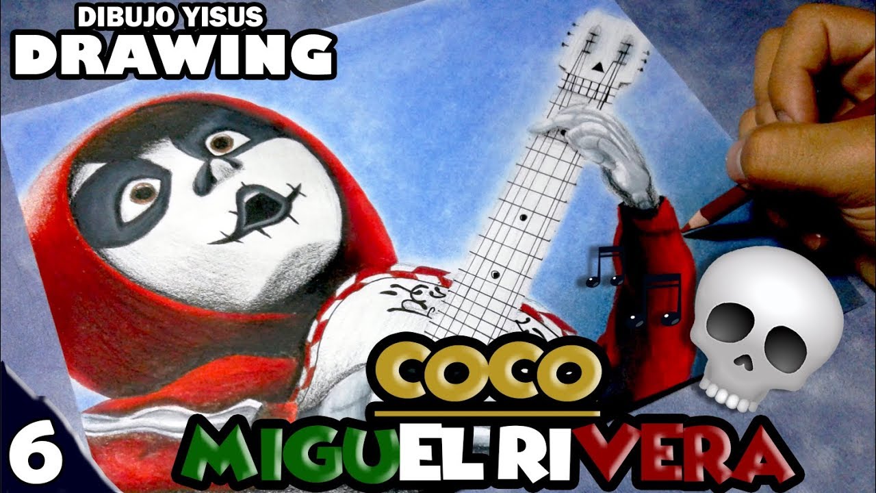 6. | Como Dibujar a Miguel Rivera (COCO) | How to Draw Miguel Rivera ...