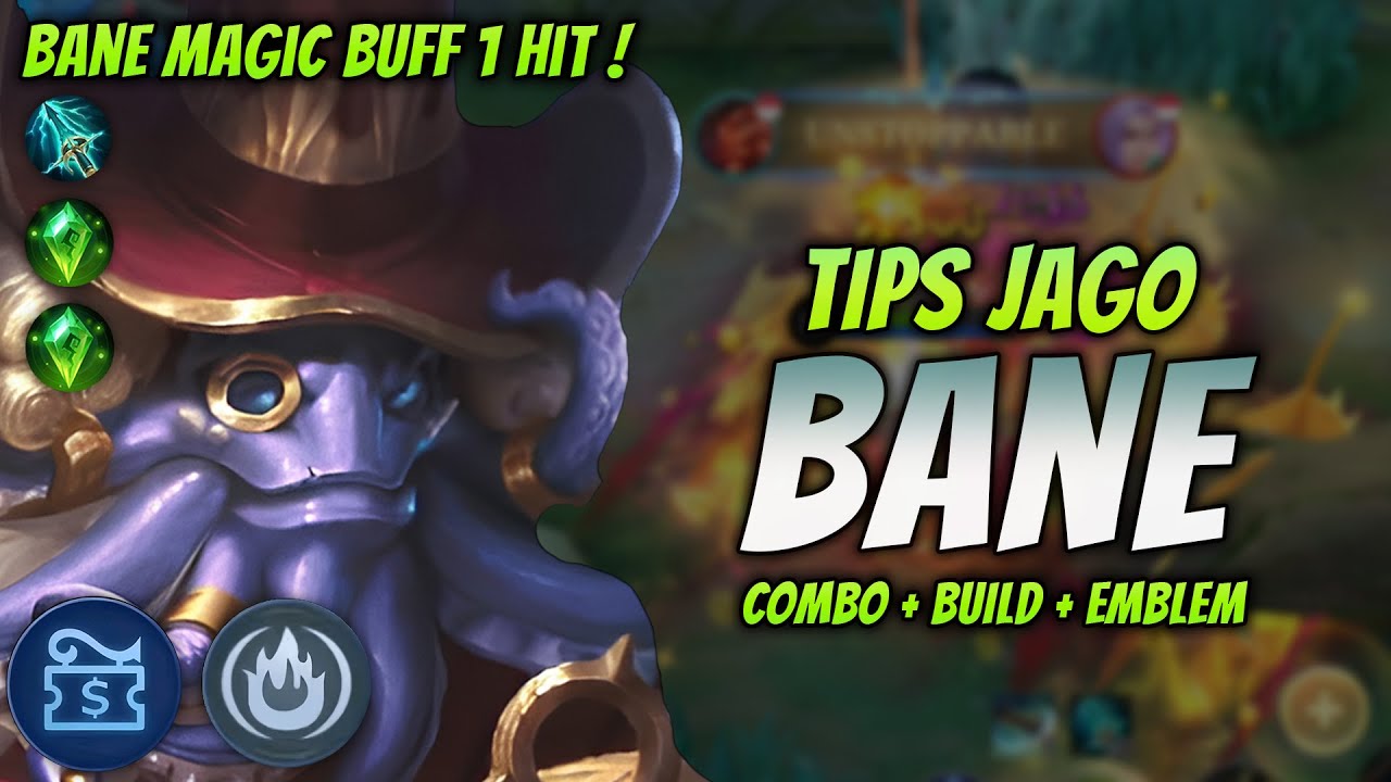 CARA MAIN BANE MAGIC BUFF ! BUILD & EMBLEM BANE TERBARU 2025 ! | BANE ...