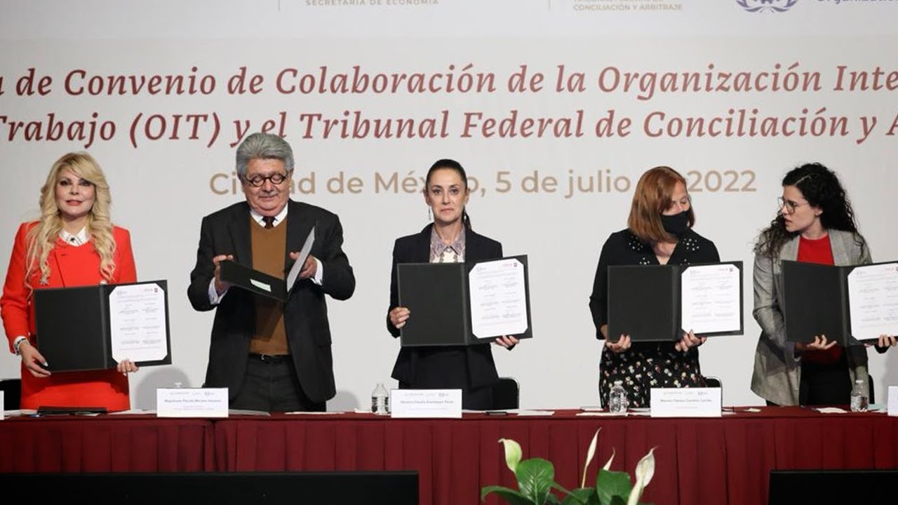 Firma OIT convenio en México por el cumplimiento de derechos laborales ...