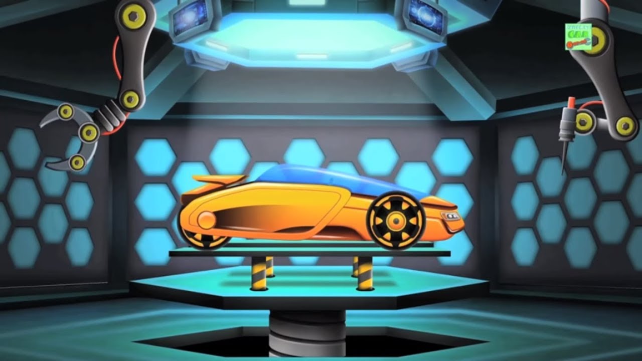 Future Racing Car | Car Garage | Cartoon Cars For Children - YouTube