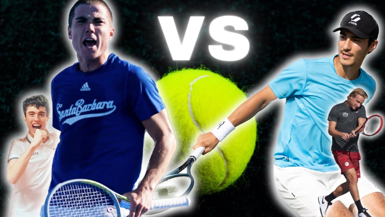Tennis Pros vs D1 Players | 🏆 Match - YouTube