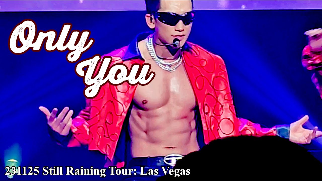 [8K FanCam] 비(Rain/ 정지훈) - Only You｜231125 Still Raining Tour: Las ...