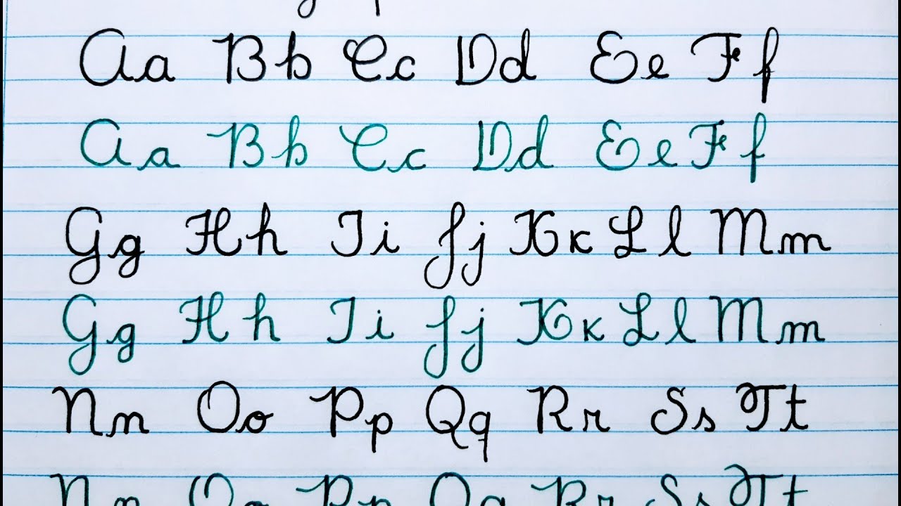 Como escrever uma letra Redonda e Estilizada. Caligrafia DS - YouTube