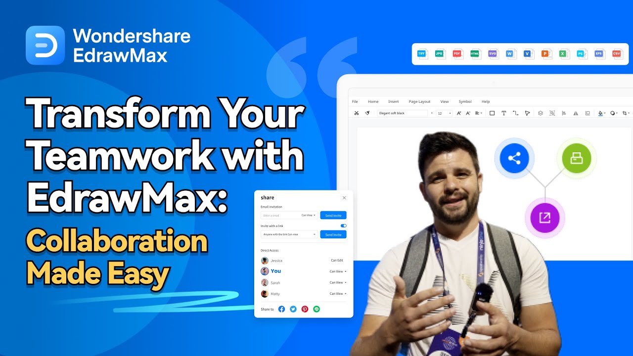 Transform Your Teamwork with EdrawMax Collaboration Made Easy - YouTube