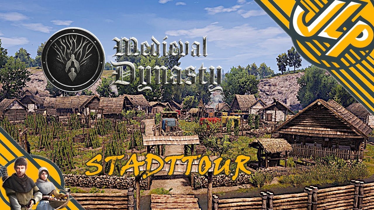 👨‍🌾 Medieval Dynasty ⚔ Oxbow 😍 Unsere Kleinstadt /Stadttour / City tour ...