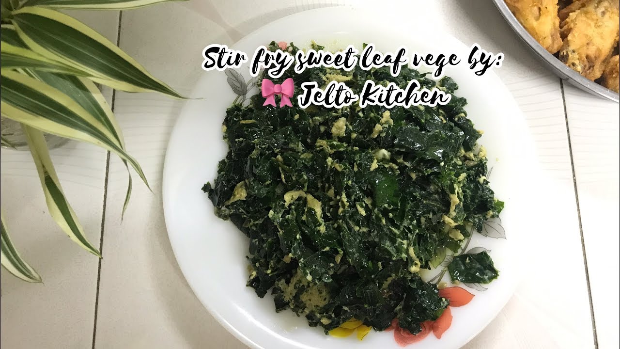 Stir Fry Egg Sweet Leaf Vege/Manicai (Iban/Eng Sub) | Easy Daily ...