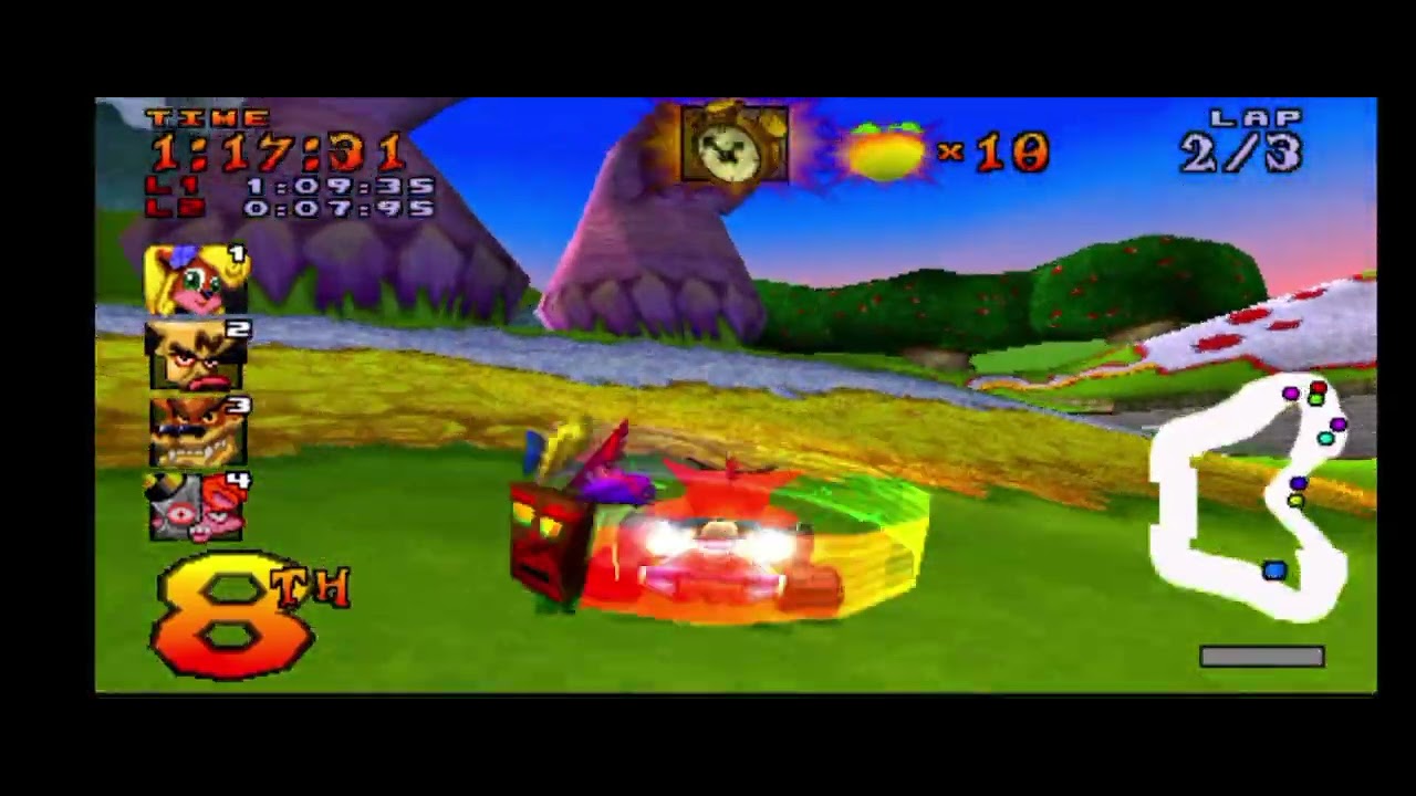 Coco Park - Adventure Mode - 11% - Crash Team Racing (PS1 Gameplay ...