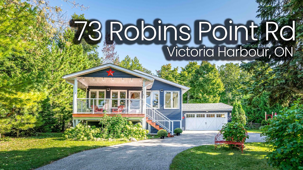 73 Robins Point Victoria Harbour - YouTube