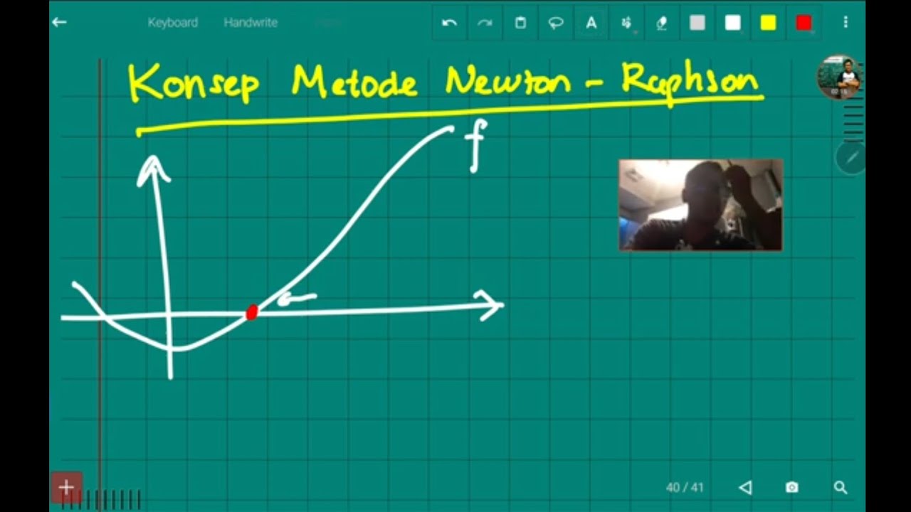 Konsep Metode Newton-Raphson - YouTube