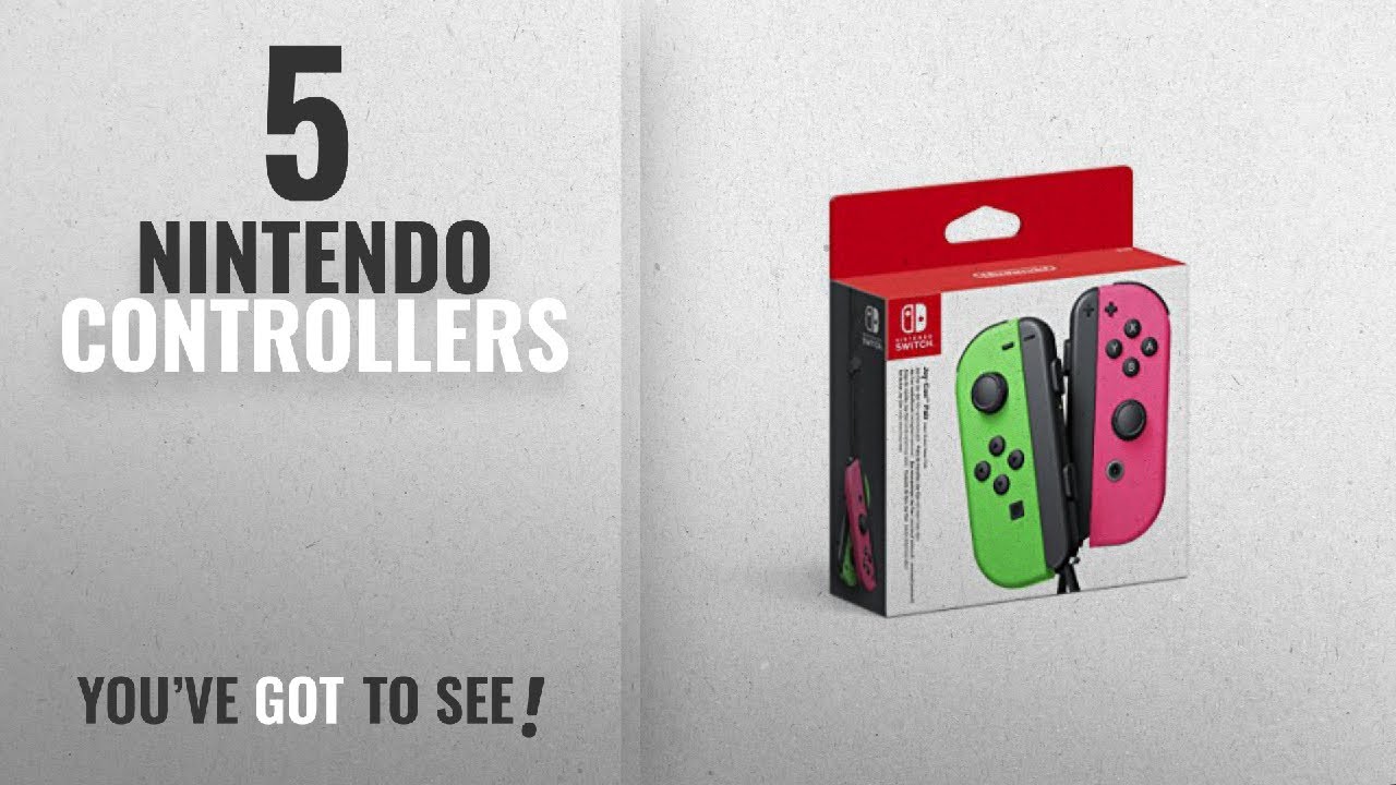 Top 10 Nintendo Controllers [2018]: Joy-Con Pair - Neon Green/Neon Pink ...