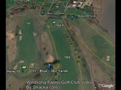 "Windsong Farms Golf Club (Windsong Farms)" Flyover Tour - YouTube