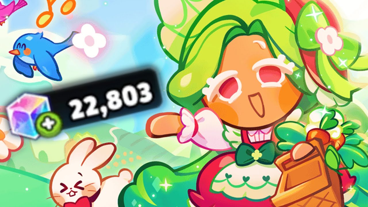 I spent 20,000 Rainbow Cubes on Spinach Cookie - YouTube