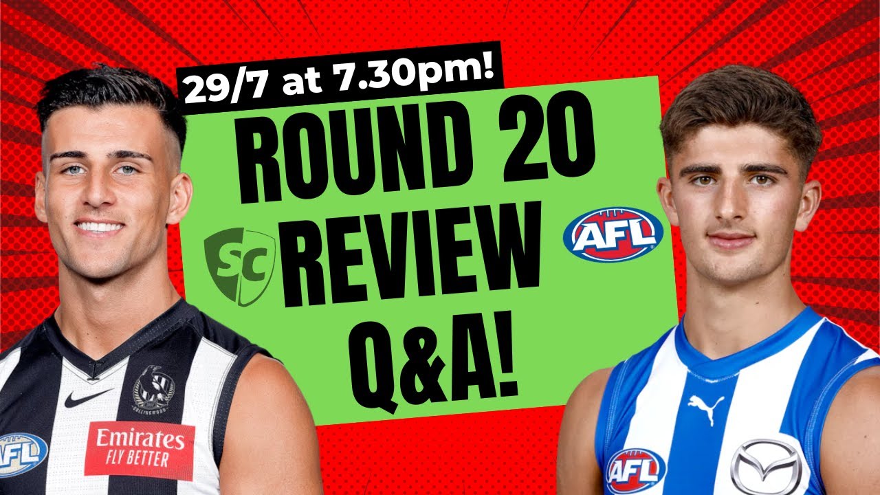 AFL Round 20 Review & QnA LIVESTREAM - YouTube