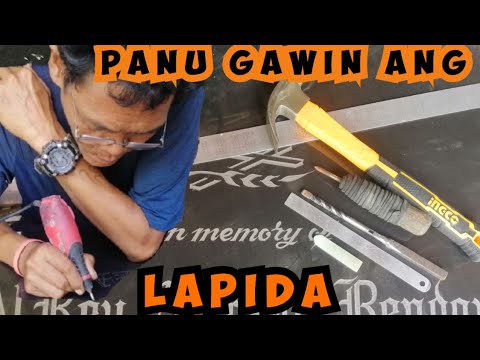 TUTORIAL :HOW TO MAKE LAPIDA... - YouTube