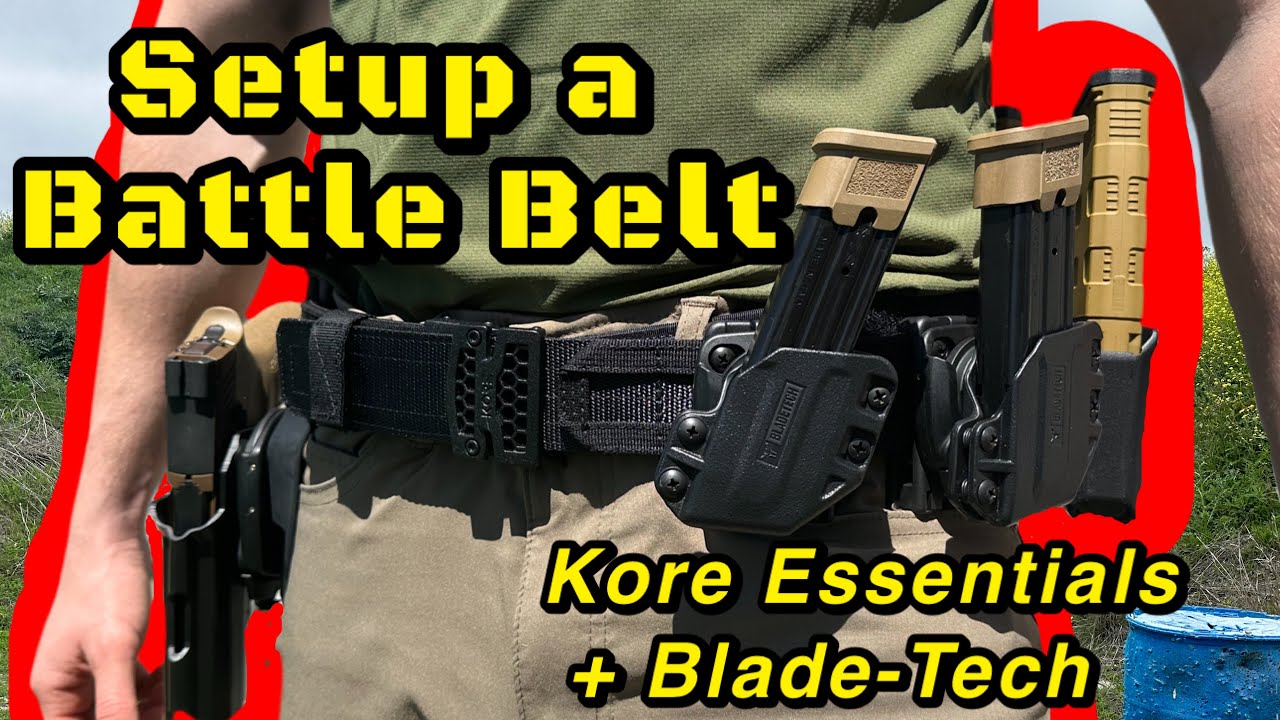 Easy Battle-Belt / Range-Belt Setup - YouTube