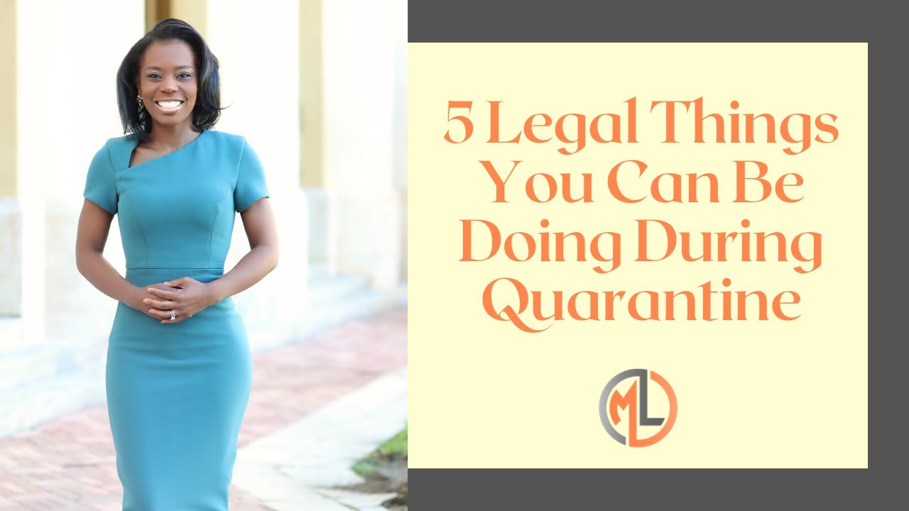 5 Legal Things You Can Be Doing During Quarantine - YouTube