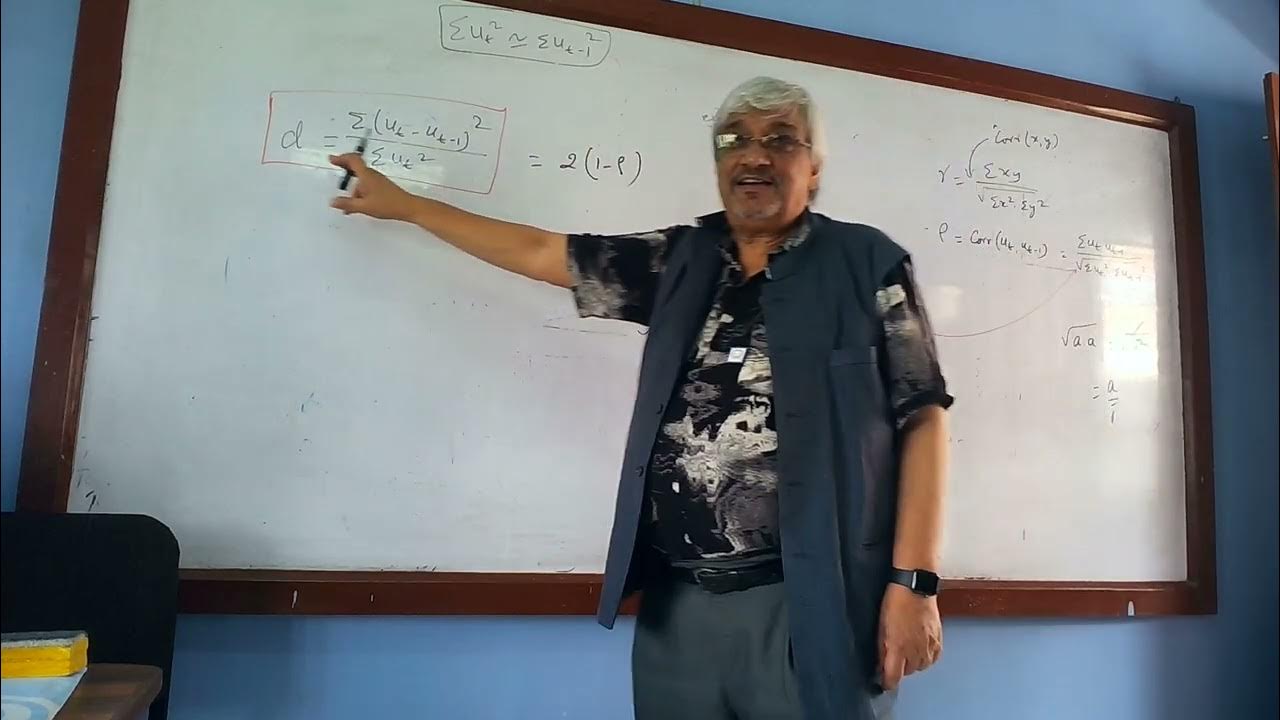 BASICS OF ECONOMETRICS/AUTOCORRELATION/PART 3 - YouTube