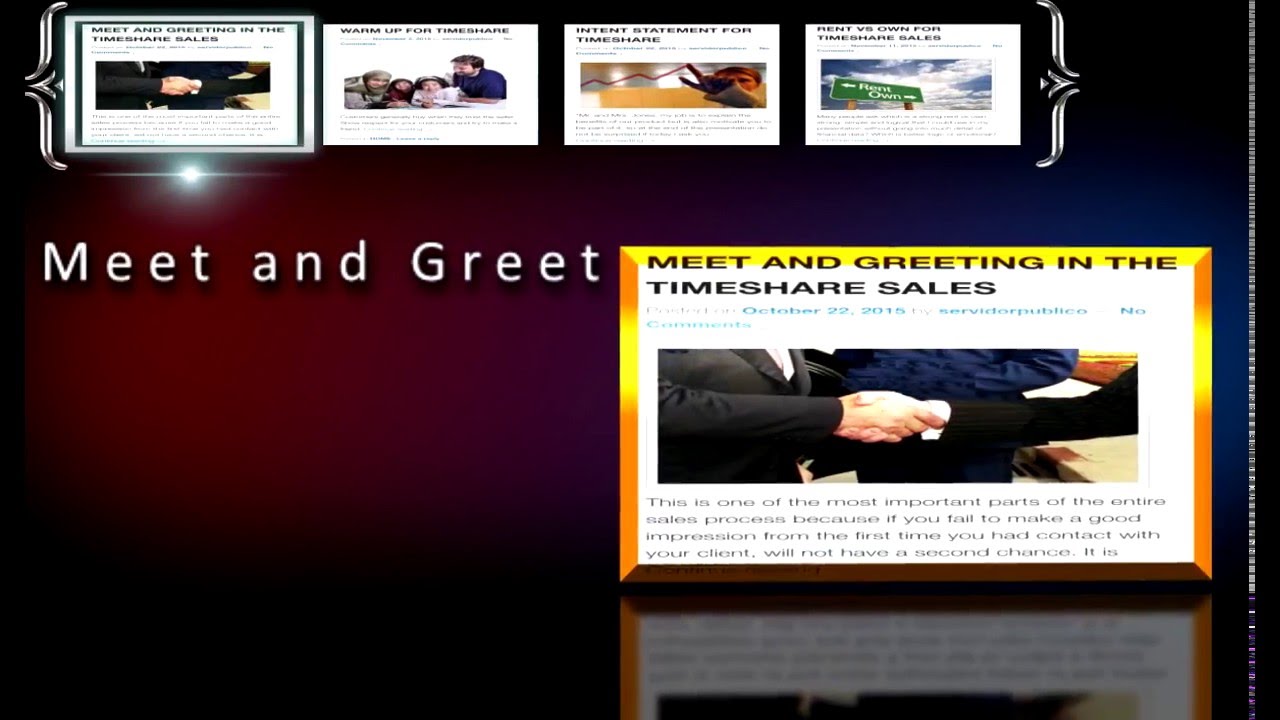 TIMESHARE TRAINING - YouTube