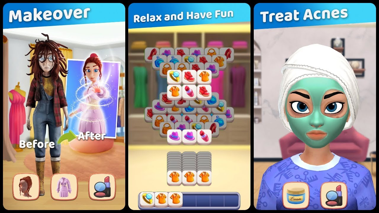 Stylist Match Game Android Gameplay - YouTube