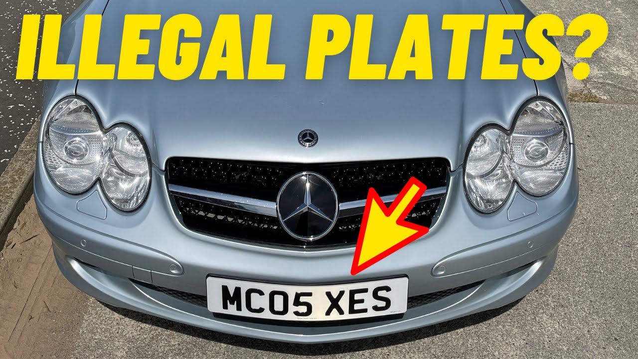 Are my number plates road legal in the UK? Mercedes SL350 R230 Part 8 ...
