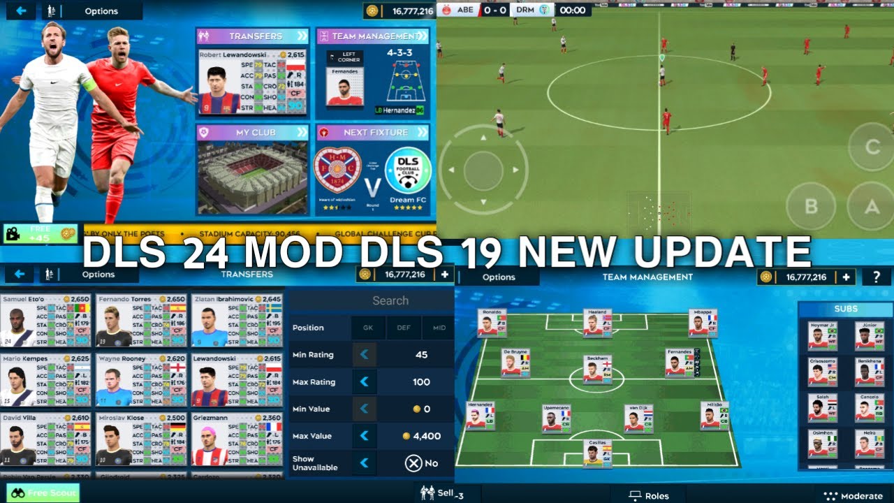 Dream League Soccer 2024 | DLS 24 MOD DLS 19 Android New Update ...