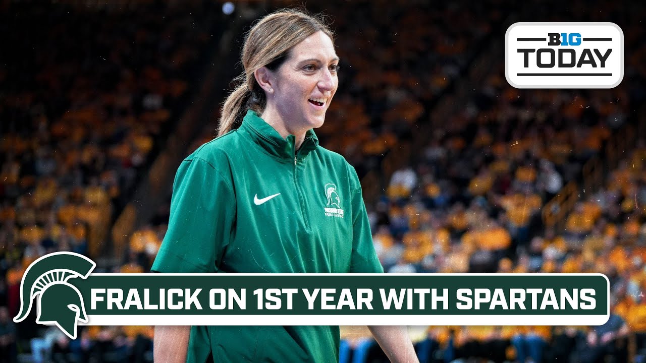 Robyn Fralick Talks Her 1st Year With the Spartans | B1G Today - YouTube