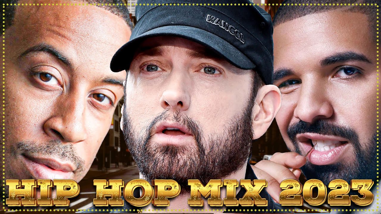 HIP HOP MIX 2023 ☠☠ Eminem, Ludacris, Drake, Lil Wayne, Jay Z, Raekwon ...