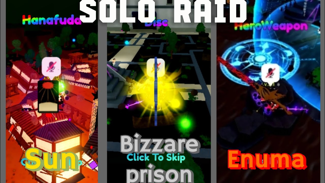 solo raid sun,bizzare prison,enuma (astd) - YouTube